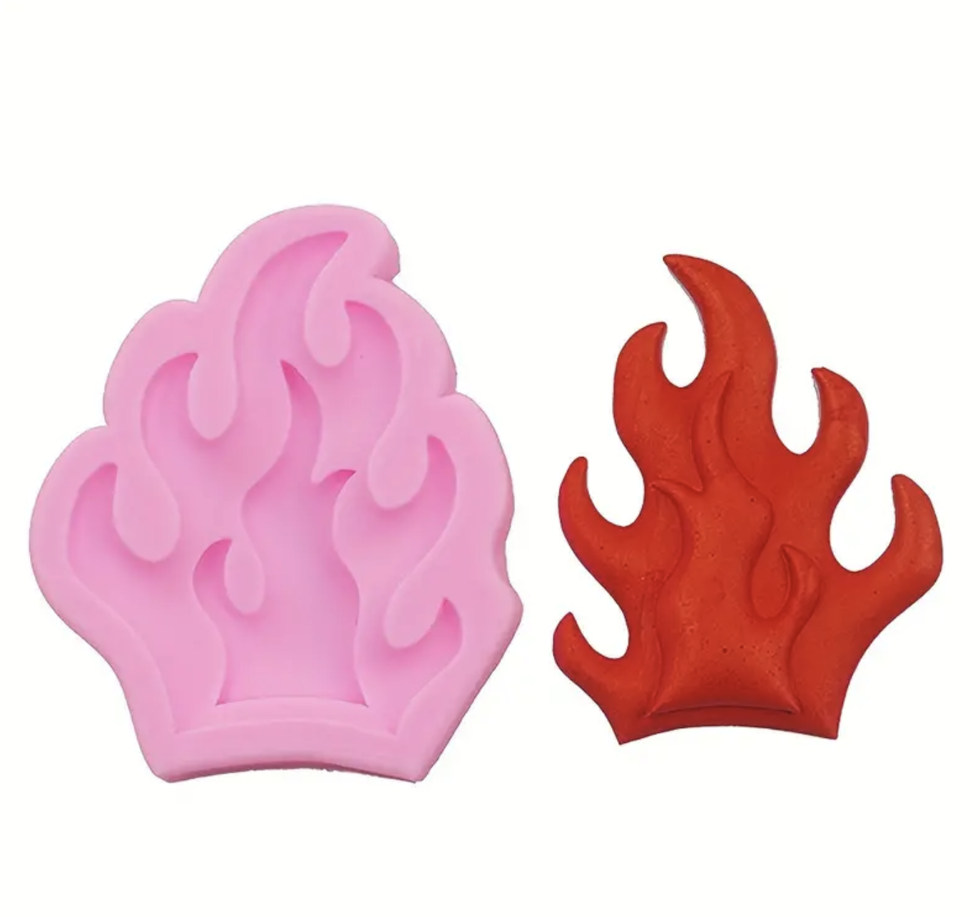 Fire Flame Shape Silicone Molds | Cake Depot